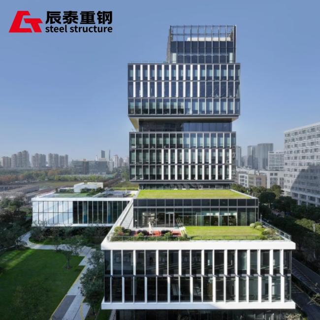 Construction process of steel structure building