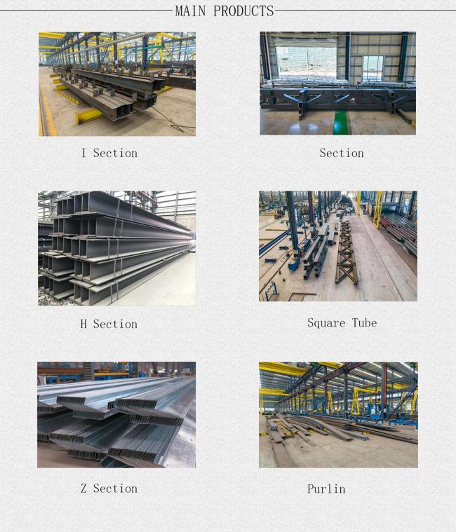 Prefab steel structure car showroom exterior view