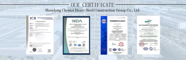 Construction process of prefabricated metal building components