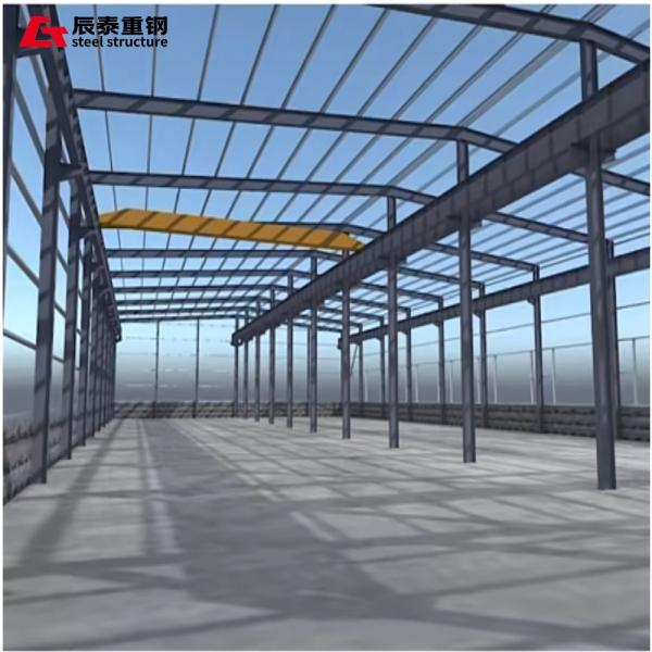 Quality Prefabricated Building Steel Structure Workshop For Industrial Production for sale