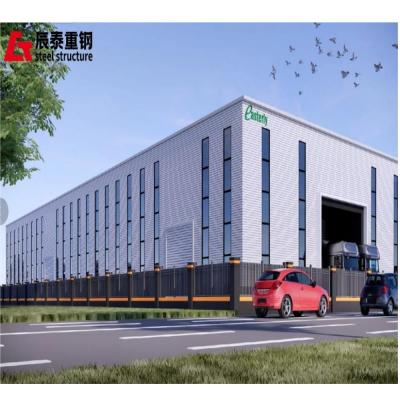 China Custom Prefabricated Industrial Building Steel Frame Workshop Buildings Waterproof for sale