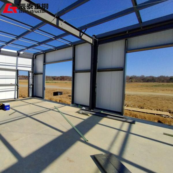 Quality Modular Steel Structure Workshop For Hangar Shed Logistics Warehouse for sale
