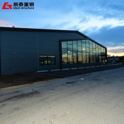China Fire Protection Modern Steel Structure Workshop With Single Sheet Wall Cladding for sale