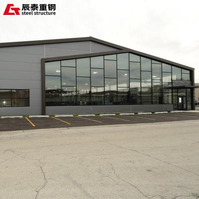 China Fire Protection Modern Steel Structure Workshop With Single Sheet Wall Cladding for sale