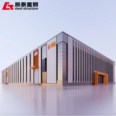 China Customizable Color Large Span Steel Workshop Lightweight For Optimal Production for sale