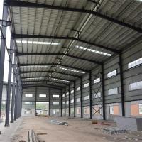 China Modular Hot Dip Galvanized Steel Structure Workshop Building Lightweight for sale