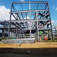 China Modular Hot Dip Galvanized Steel Structure Workshop Building Lightweight for sale