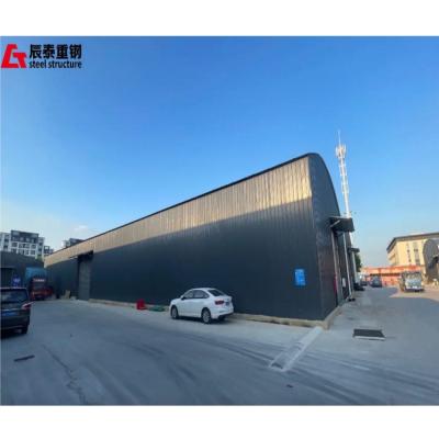 China Lightweight Steel Frame Industrial Building Construction Prefabricated Warehouse Building for sale