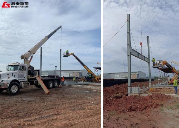 Quality Custom Steel Prefabricated Building Structure Lightweight Metal Frame Building for sale