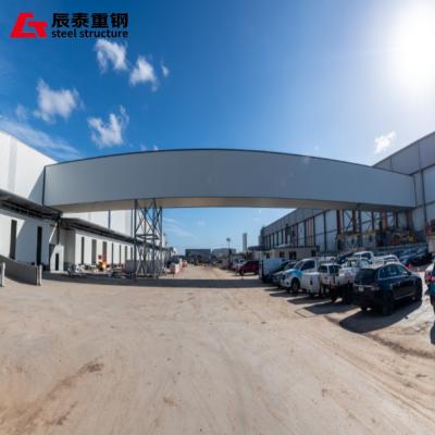 China Waterproof Steel Structure Warehouse Construction Q235 Q345 Carbon Frame for sale