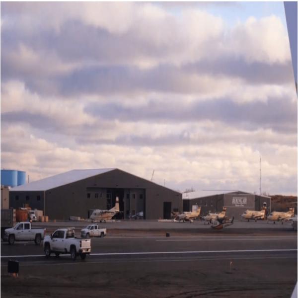 Quality Prefab Metal Aircraft Hangar Steel Buildings , Prefabricated Aircraft Hangar Construction for sale