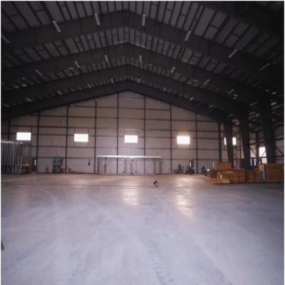 China Prefabricated Aircraft Hangar with Fire Protection 50m Clear Span and Hot Dip Galvanized Steel Structure for sale