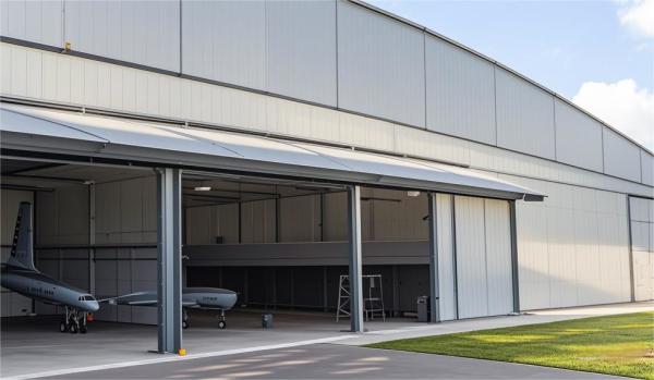 Quality Large Span Steel Structure Aircraft Hangar Construction Fast Install Customized for sale