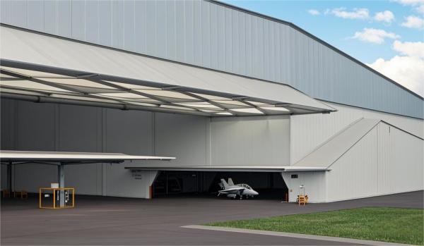 Quality Large Span Steel Structure Aircraft Hangar Construction Fast Install Customized for sale