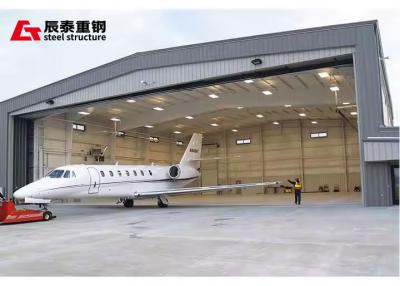 China Large Span Prefab Steel Structure Hangar Warehouse For Airplane Hangar for sale