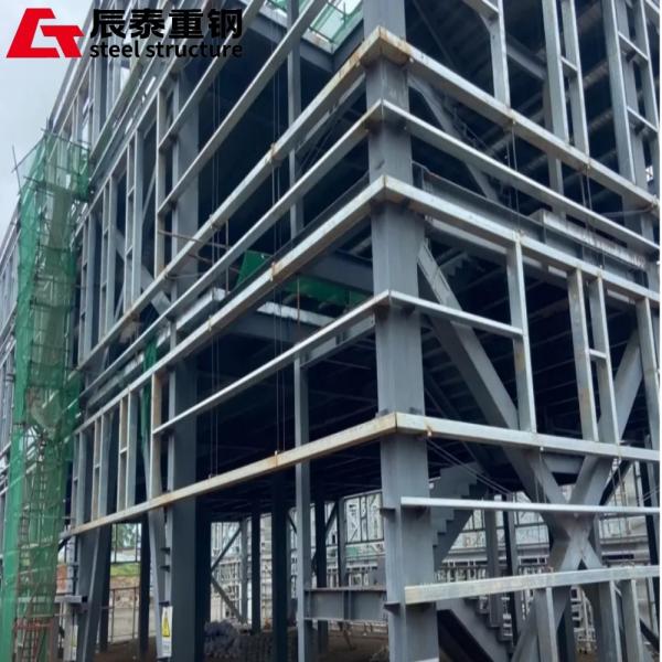 Quality Industrial High Rise Steel Structure Building Grid For Power Station for sale