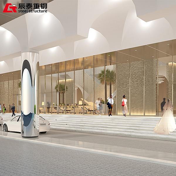 Quality Customized Steel Structure High Rise Building Construction For Convention Center for sale