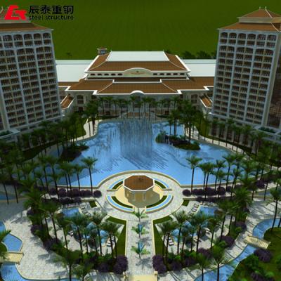 China Fireproof High Rise Steel Structure Building Construction for Apartment for sale