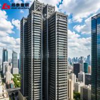 Quality High Strength Multi Layered Commercial Office Residential Steel Structure for sale