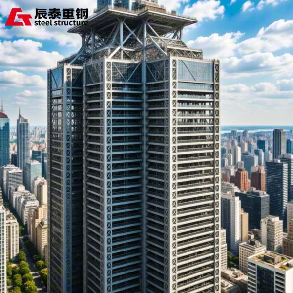 Quality High Strength Multi Layered Commercial Office Residential Steel Structure for sale