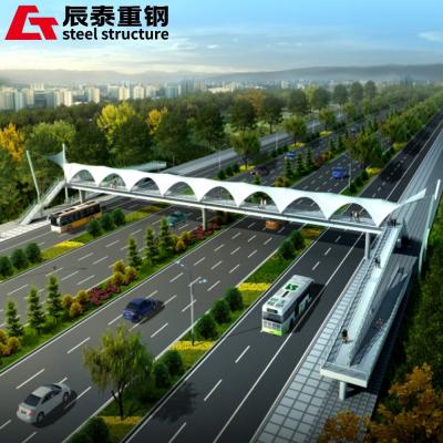 China Modern Steel Truss Bridge Construction Prefabricated Steel Pedestrian Bridges for sale