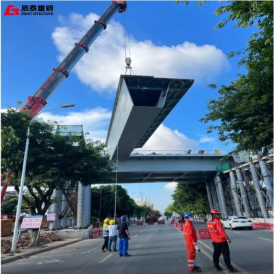 China Large Span Prefabricated Truss Bridge Construction Portable Steel Bridges for sale