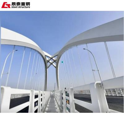 China Prefab Modular Steel Bridge Easy Install Large Span Steel Structure Bridge for sale