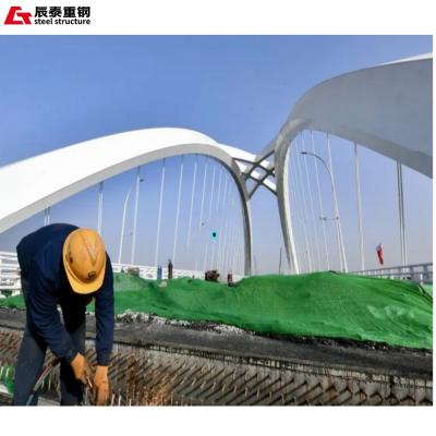China Prefab Modular Steel Bridge Easy Install Large Span Steel Structure Bridge for sale