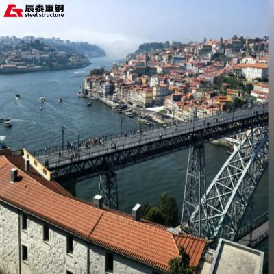 China Long Span Steel Truss Pedestrian Bridge Heavy Duty Steel Frame Bridge for sale