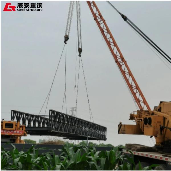 Quality Long Span Steel Truss Pedestrian Bridge Heavy Duty Steel Frame Bridge for sale