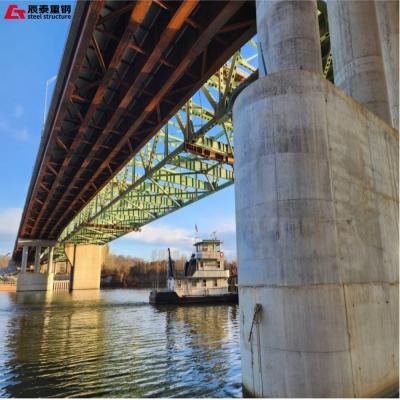 China Long Span Steel Structure Bridge Construction Light Weight Good Toughness for sale