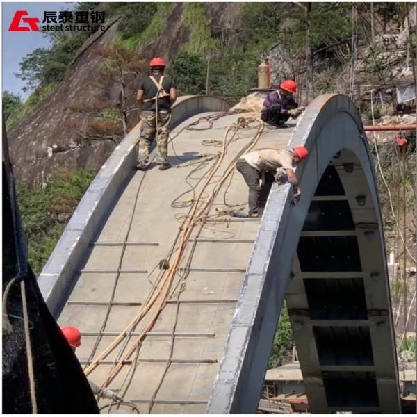 Quality Long Span Steel Structure Bridge Construction Light Weight Good Toughness for sale