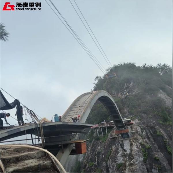 Quality Long Span Steel Structure Bridge Construction Light Weight Good Toughness for sale