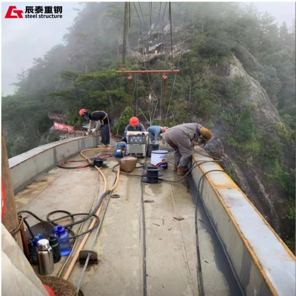 Quality Long Span Steel Structure Bridge Construction Light Weight Good Toughness for sale