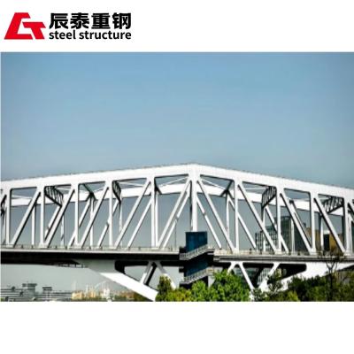 China Modular Steel Truss Bridge Construction Lightweight With Good Stiffness for sale