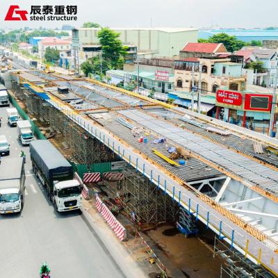 China Q355B/Q235 Truss Bridge Construction Lightweight for Railroad Crossings for sale
