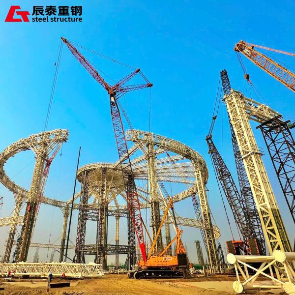 Quality Q235 Q345 Q355B Steel Structure Truss For Gymnasium Exhibition Fair Center for sale