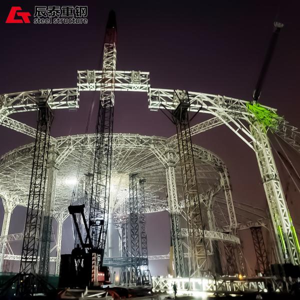 Quality Q235 Q345 Q355B Steel Structure Truss For Gymnasium Exhibition Fair Center for sale