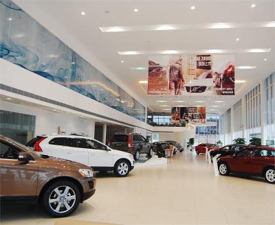 China Prefabricated H Beam Steel Structure Car Showroom Environmental Protection for sale