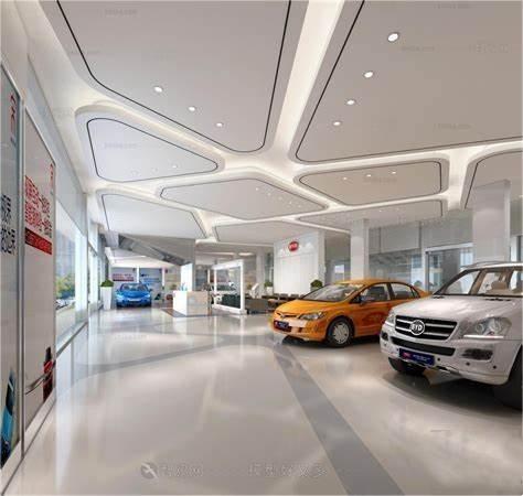 Quality Prefabricated H Beam Steel Structure Car Showroom Environmental Protection for sale