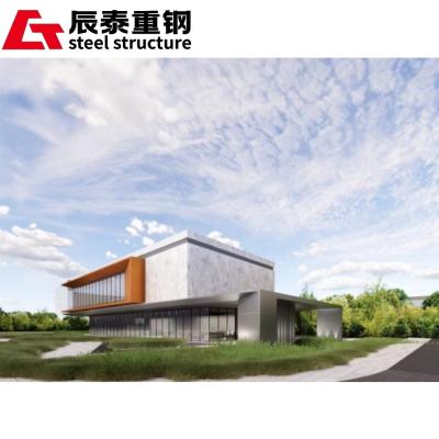 China High Strength Lightweight Steel Structure Building Construction For Car Showroom for sale