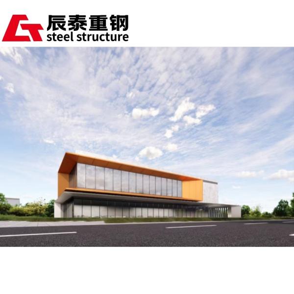 Quality High Strength Lightweight Steel Structure Building Construction For Car Showroom for sale