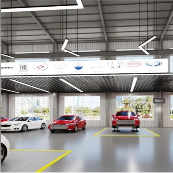 Quality Customized Steel Structure Car Showroom Good Toughness Steel Buildings for sale