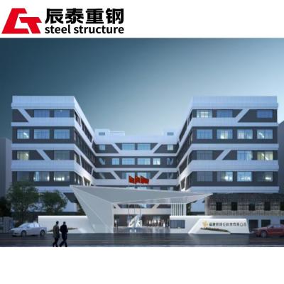 China Soundproof Steel Structure Office Building Prefabricated Metal Warehouse for sale