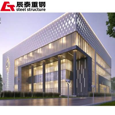 China Customized Commercial Prefabricated Metal Buildings Light Steel Frame Construction for sale