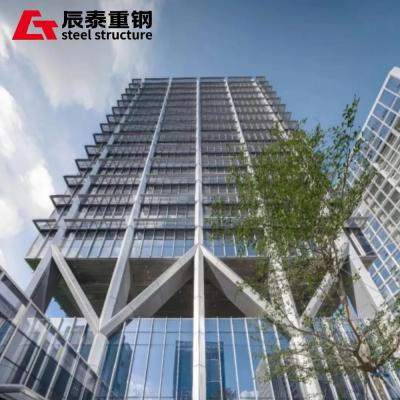 Cina Edificio per uffici in struttura in acciaio prefabbricato con porta a pannello sandwich e cornice di porta in alluminio in vendita