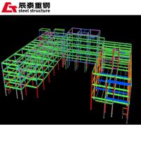 China Multi Layer Prefab Steel Structure Building Windproof Customized for sale