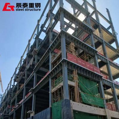China Multi-layer Prefab Steel Structure Building Winddicht Op maat gemaakt Te koop