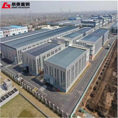China Commercial Prefab Steel Structure Building Large Space Steel Frame Structure Building for sale