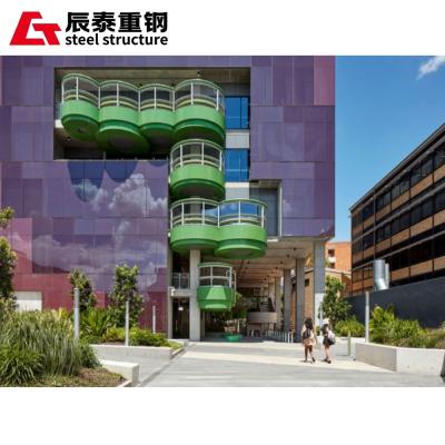 Cina Spaziosa struttura in acciaio prefabbricata ben ventilata scuola per l'apprendimento in vendita